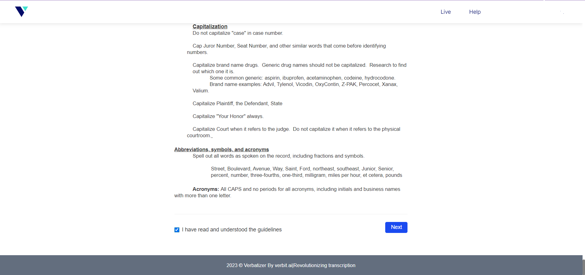 Before claiming a job - Verbit - powered by HappyFox